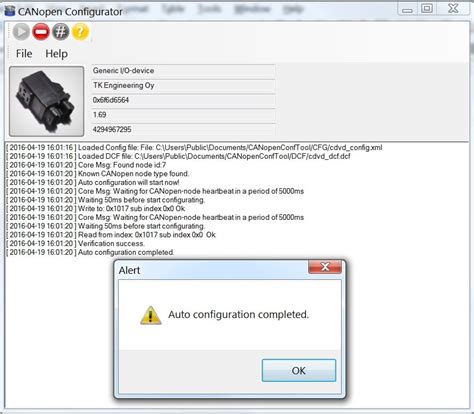 Canopen Configuration Tool Tk Engineering Oy