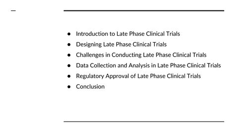 Ppt Beyond The Horizon Navigating Late Phase Clinical Trials