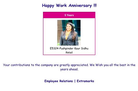 Pushpinder Kaur Sidhu On Linkedin Team Workanniversary Thankyou