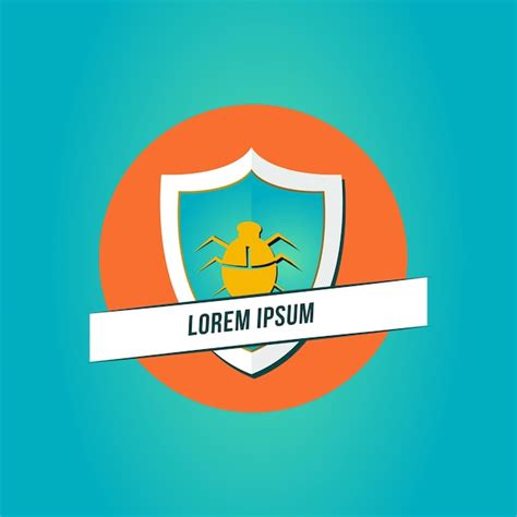 premium vector virus shield badge vector file