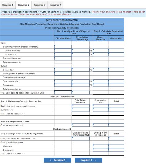 Solved Smith Electronic Companys Chip Mounting Production