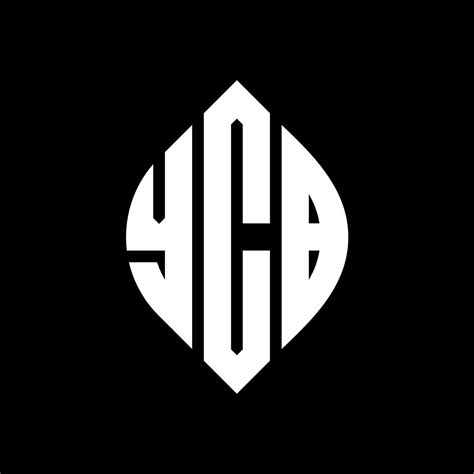 Ycb Circle Letter Logo Design With Circle And Ellipse Shape Ycb