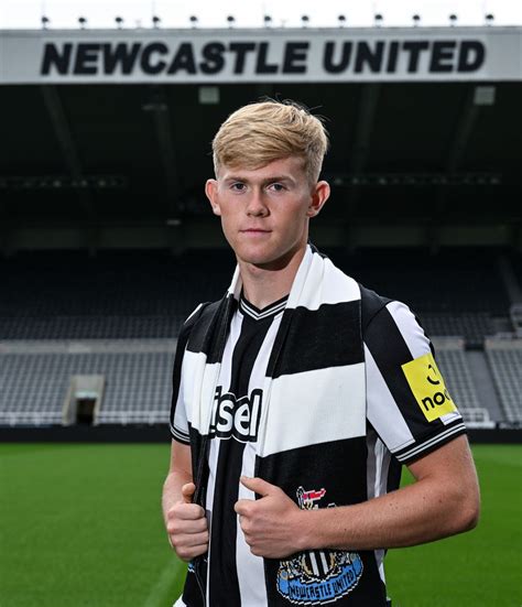 Lewis Hall Newcastle United Signing In Pictures As Magpies Confirm