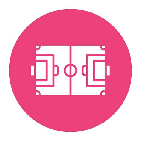 Premium Vector Football Field Vector Illustration Style