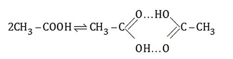 Acetic Acid Undergoes Dimerisation When Dissolved In Benzene Mo