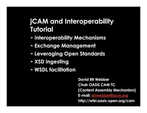 Pdf Xsd And Jcam Tutorial Oasis · Xsd Schema Structure Model Cam