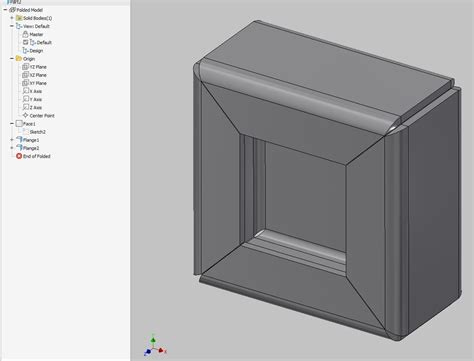 Solved Chamfer Bended L Sheet Metal Autodesk Community