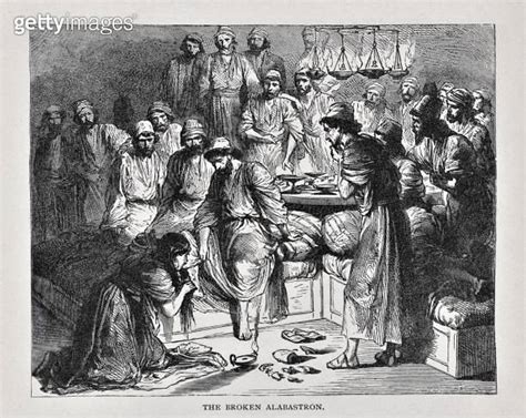 Mary Anoints Jesus Feet With Oil 이미지 1299183408 게티이미지뱅크