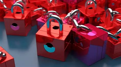 Illustration Of A 3d Data Protection Network For Cybersecurity In