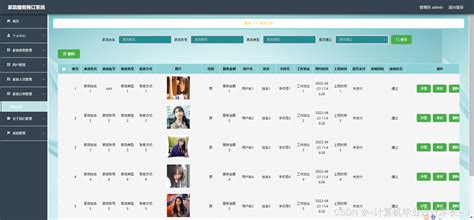 Java毕业设计论文题目精品springboot家政服务预订系统
