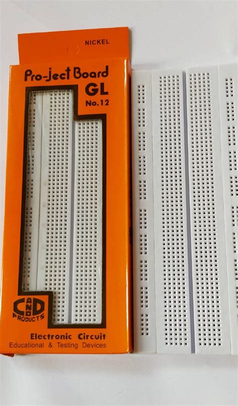 Solder Less Project Board Breadboard Full Size 840 Holes 8 Bus Of 5