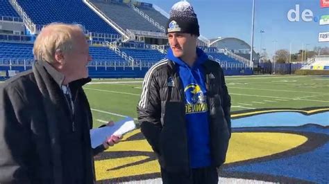 Kevin Tresolini Leads A Walk And Talk With Delaware Guy Nolan Henderson Of Smyrna As Blue Hen
