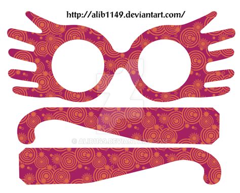 Printable Luna Lovegood Glasses Printable Calendars At A Glance