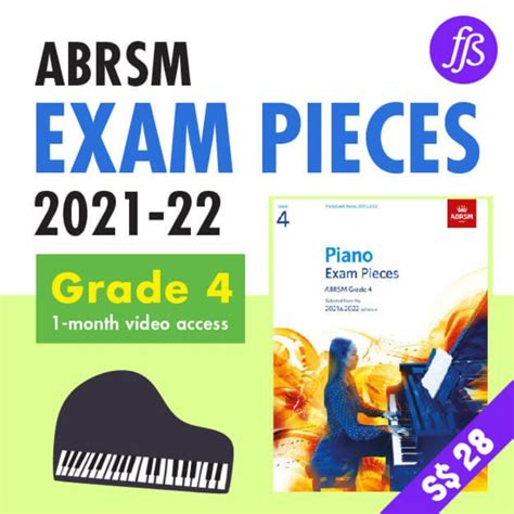 ABRSM Grade 4 Piano Exam Pieces 2021 22 Fingerssmart