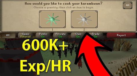 Karambwan Cooking Is Now Easier Than Ever 600k Cooking Exphr No
