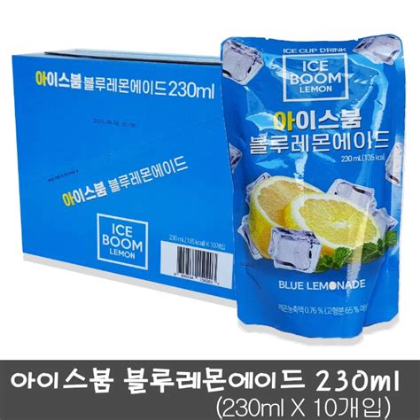 아이스붐 블루레몬에이드 아이스 드링크 230mlx10개입편의점음료 티몬
