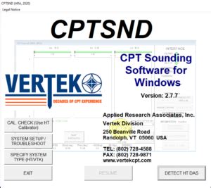 Don T Be Afraid Of CPT Data Collecting And Processing Data Vertek CPT