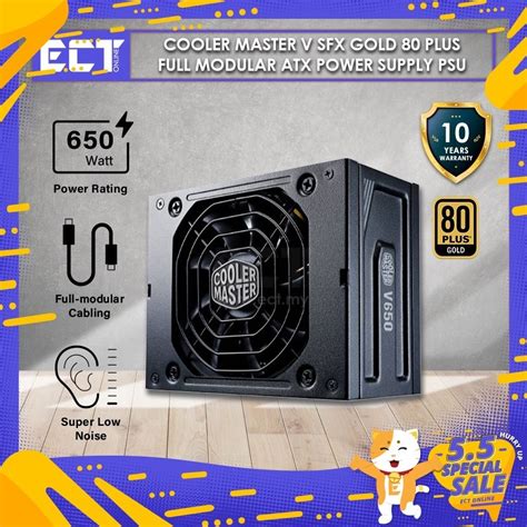 Cooler Master V Sfx Gold 650 750 850w 80 Plus Full Modular Atx