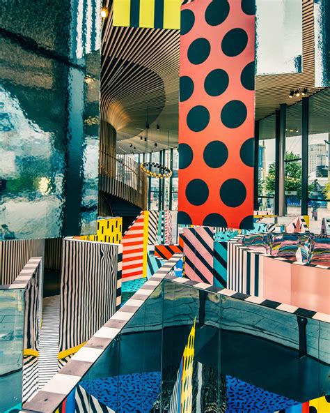 Camille Walala Creates Colourful Labyrinth Inside Londons Now Gallery