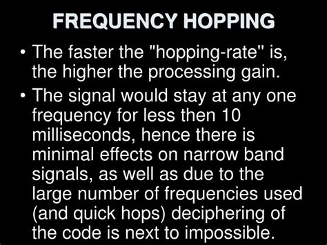 PPT DIRECT SEQUENCE SPREAD SPECTRUM WITH FREQUENCY HOPPING PowerPoint Presentation ID