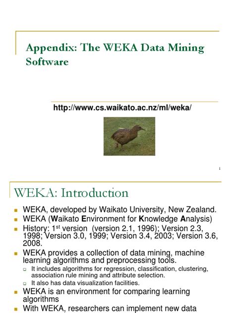appendix weka pdf data mining data