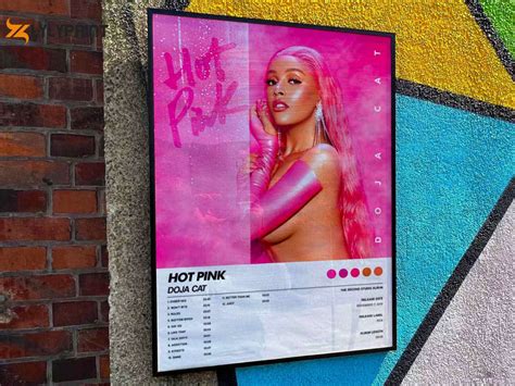 Doja Cat Hot Pink Album Cover Poster 6