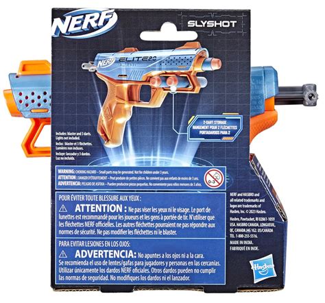Nerf Elite 20 Slyshot Blaster 2 Dart Storage 3 Nerf Elite Darts