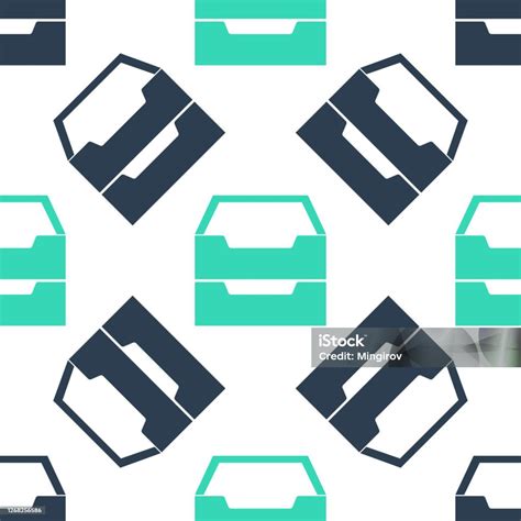 흰색 배경에 문서 아이콘 격리 된 원활한 패턴녹색 서랍 아카이브 서류 서랍 파일 캐비닛 서랍 사무용 가구 벡터 개념에 대한 스톡 벡터 아트 및 기타 이미지 Istock