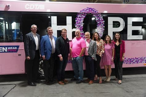 Cdta Unveils New Pink Buses For Breast Cancer Awareness Month