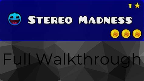 Stereo Madness All Coins Geometry Dash YouTube