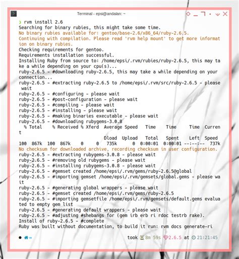 Jekyll Install Using Rvm