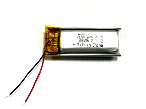 JP601230 1S1P 180mAh 鋰聚合物電池組 昌葧股份有限公司