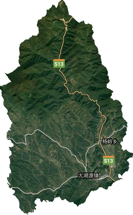 太湖源镇高清电子地图