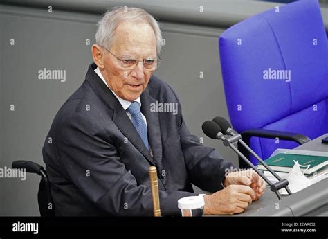 Berlin Germany 03rd Mar 2021 Wolfgang Schäuble Cdu President Of The Bundestag Speaks In