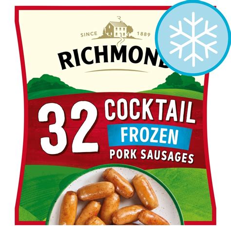 Richmond 32 Cocktail Pork Sausages 448g Tesco Groceries