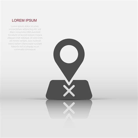 Premium Vector Map Pin Icon In Flat Style Gps Navigation Vector