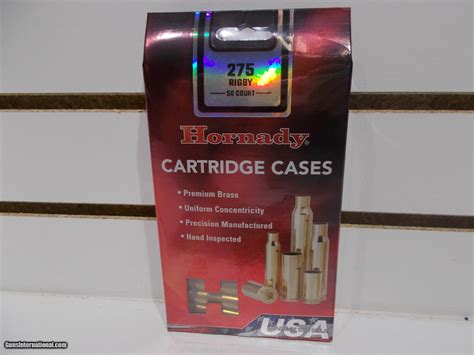 New Hornady 275 Rigby Brass Box Of 50