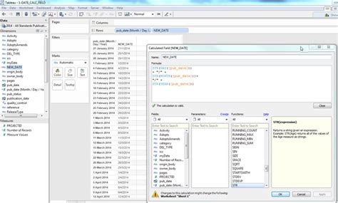 Formatting Date Using A Calculated Field To Ddmmyyyy Tableau 80