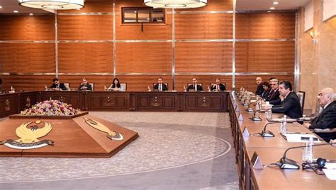 ئەنجومەنی وەزیران لەسەر چەند پرسێک کۆدەبنەوە