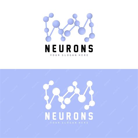 Premium Vector Neuron Logo Molecule Logo Design Vector And Template Illustration