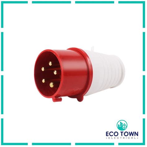 5 Pin 16a 32a Cee Industrial Commando Plug Ip44 Shopee Malaysia