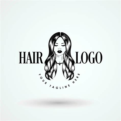 Hair Logo Design 23605969 Vector Art At Vecteezy
