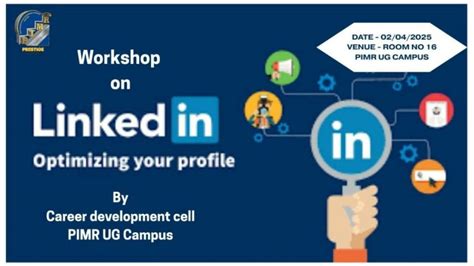 Linkedinoptimization Placementcell Professionaldevelopment Networking Pranay Joshi