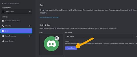 How To Get A Token For Discord Bot Application