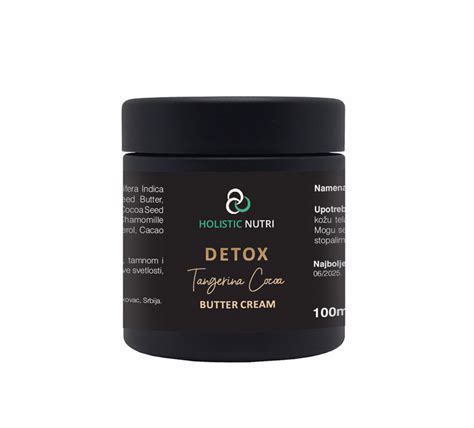 Detox Tangerina Cocoa Butter Cream Zvezdana Ljubenković