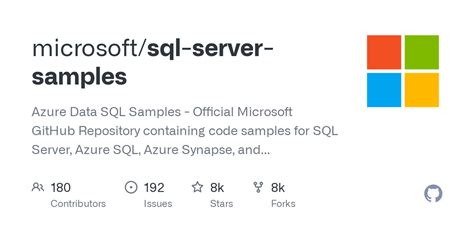 Sql Server Samples Sample Sql Queries Sql At Master · Microsoft Sql Server Samples · Github