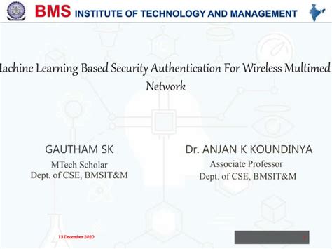 Machine Learning Based Security Authentication For Wireless Multimedia