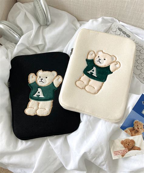 [🚀당일출고 3000개판매🏆] 몰링베어 노트북 아이패드 파우치 11인치 13인치 15인치 17인치 맥북 프로 갤럭시탭 그램 케이스 가방 신학기 새학기 개학 입학 학생 선물