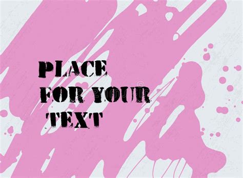 Abstract Creative Header Hand Drawn Ink Texture Stock Vector