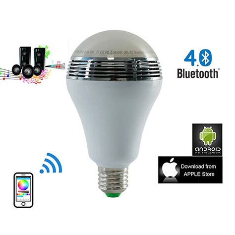 Wifi Smart Rgb E27 Lamp Bluetooth 4 0 Audio Speakers Lamp Dimbare Led